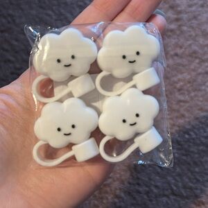 Kitchen | Cloud Straw Covers 4 Pack Silicone | Poshmark